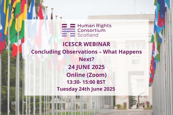 ICESCR Webinar: 24 June 2025 | News | Human Rights Consortium Scotland