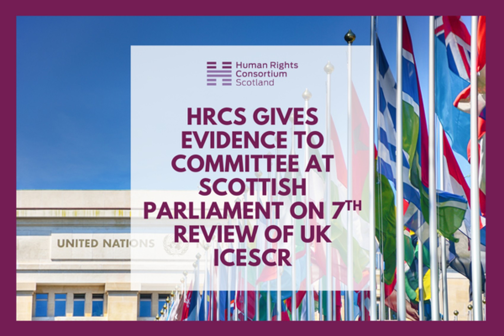 The Consortium gives evidence to the Equalities, Human Rights and Civil ...