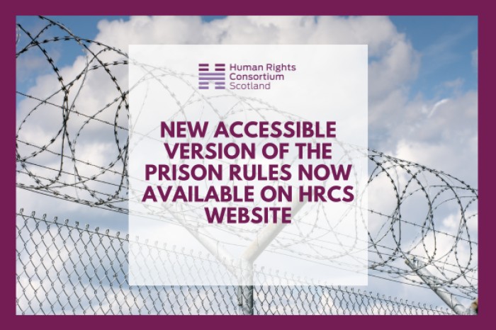 New Accessible Version of the Prison Rules Now Available | News | Human ...